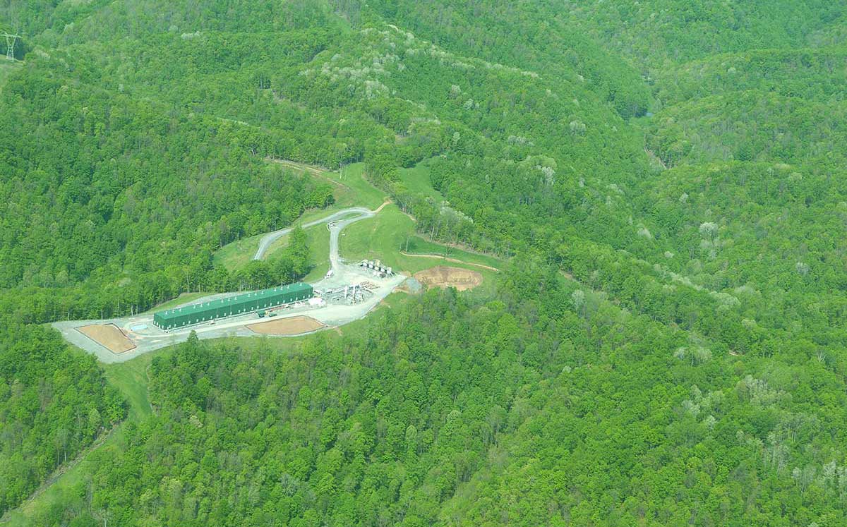 WV Frack Fields Flyover, Part 2: Well Pads and Holding Ponds