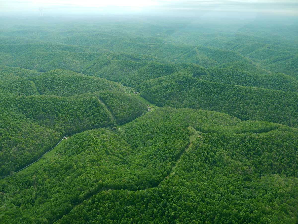 WV Frack Fields Flyover, Part 2: Well Pads and Holding Ponds
