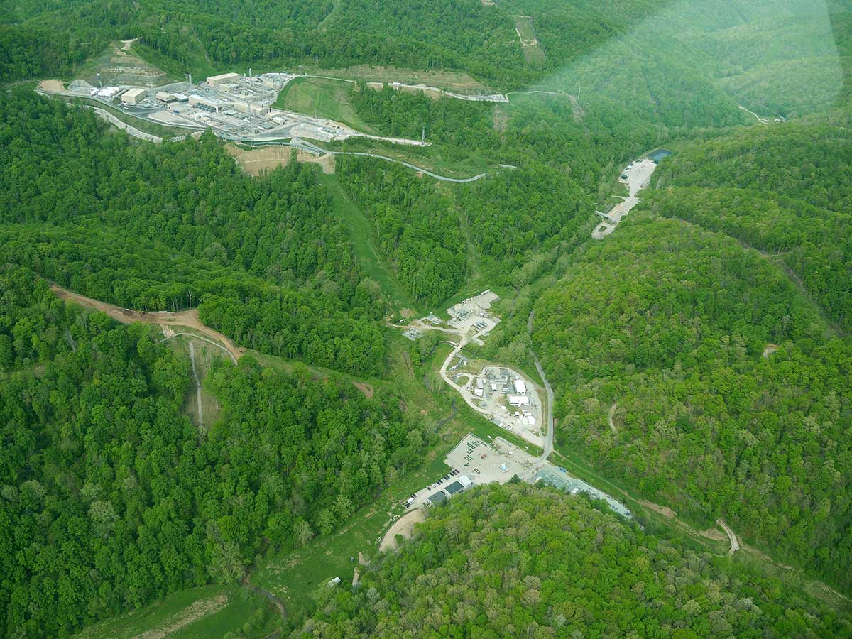 WV Frack Fields Flyover, Part 3: The Fate of Mobley, Wetzel County, WV