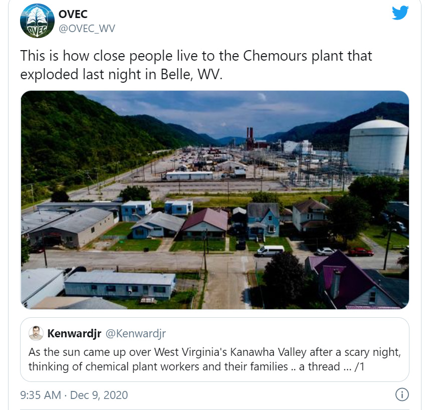 DEP’s Belle Explosion Air Quality Statement Is Just Hot Air